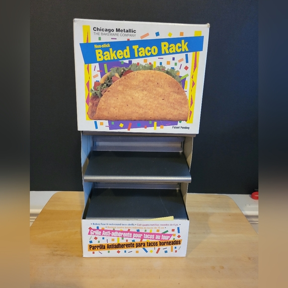 Chicago Metallic | Kitchen | Baked Taco Rack Nonstick Chicago Metallic ...